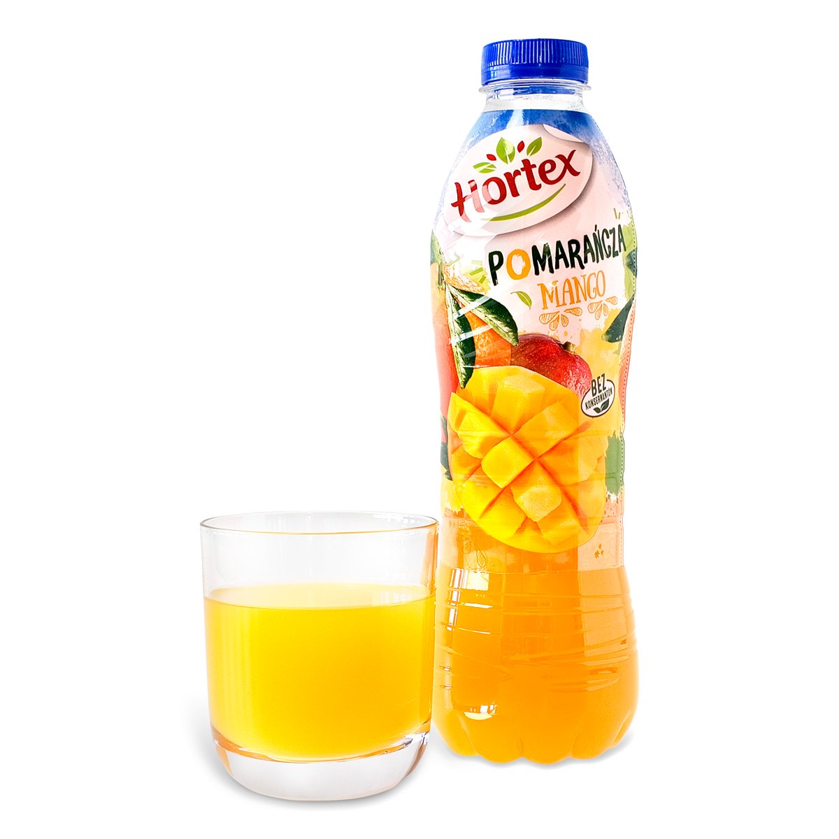 Hortex Pomarancza-Mango (Orange-Mango) Fruchtgetränk 1l | golly's Onlineshop